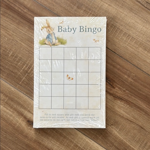 zazzle | Party Supplies | Peter Rabbit Baby Bingo Game Cards 2 Count ...